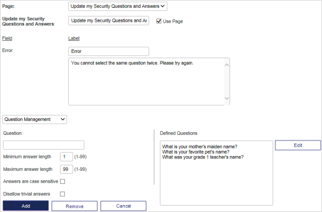 Self-Service Modules